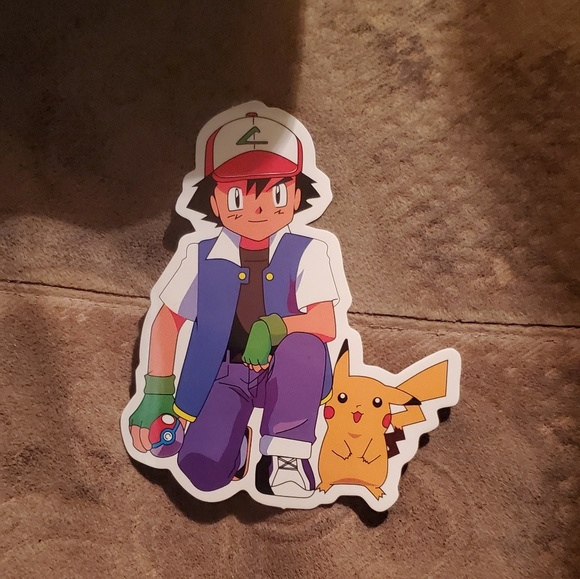 Other | Ash And Pikachu Sticker | Poshmark